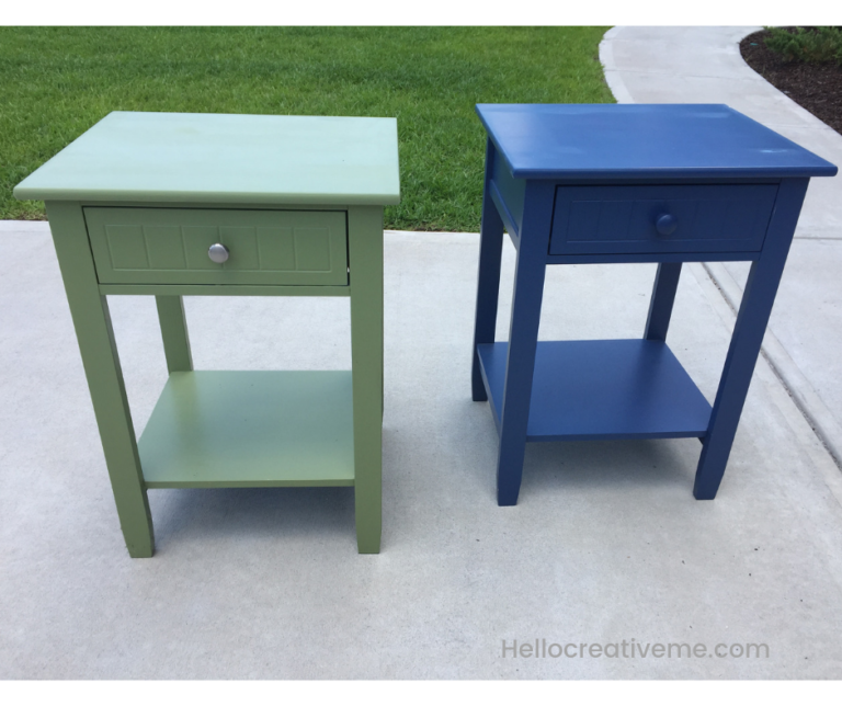 DIY Nightstand Makeover: Before and After - Hello Creative Me