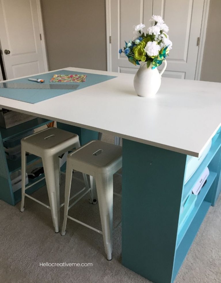 DIY Craft Room Table - Hello Creative Me