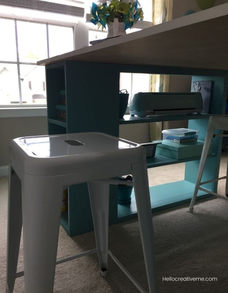 DIY Craft Room Table - Hello Creative Me